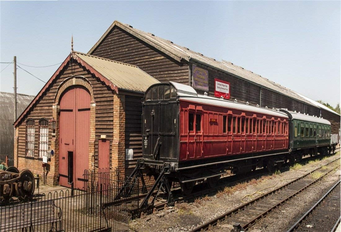 ABPHOTO 7x5ft Photography Backdrop Historic Steam Train Retro Style ...