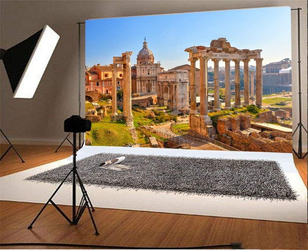 ABPHOTO 7x5ft Photography Backdrop Roman um Ruins of Septimius Severus ...