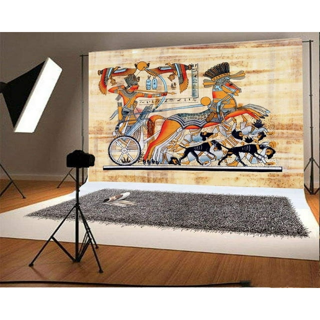 ABPHOTO 7x5ft Photography Backdrop Wall Painting Tomb Ancient Egyptian ...
