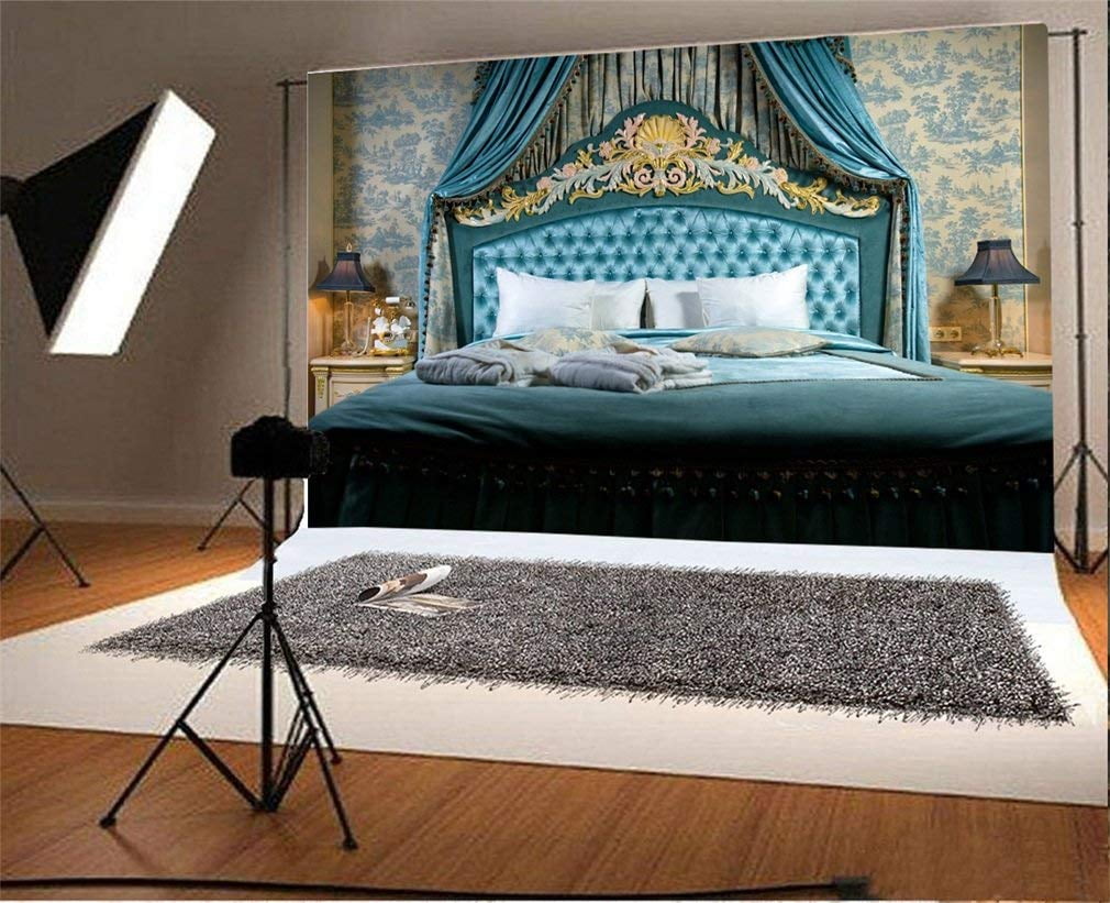 ABPHOTO 7x5t Photography Backdrop European Style Headboard Damask Wall ...