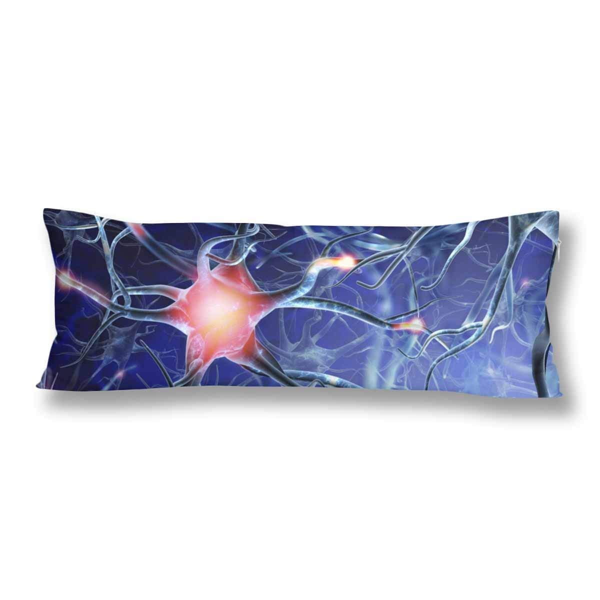 ABPHOTO Active Neurons Brain Connection Nervous System Body Pillow ...