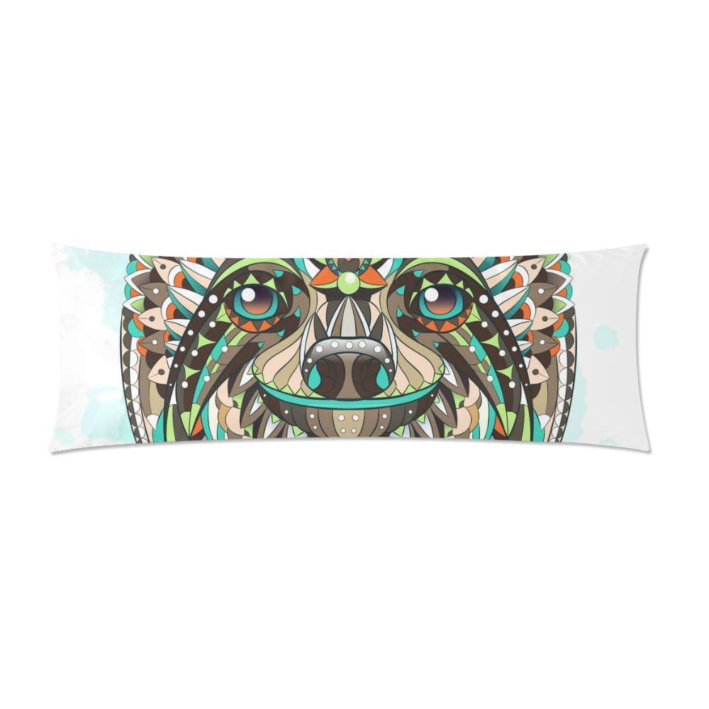 ABPHOTO Head The Sloth Body Pillow Covers Pillowcase Throw Pillows ...