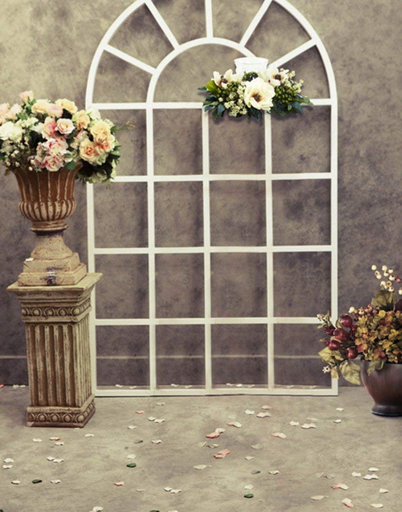 ABPHOTO Polyester 5x7ft 3D Vision Wall Window Floor Interior Room Scene ...