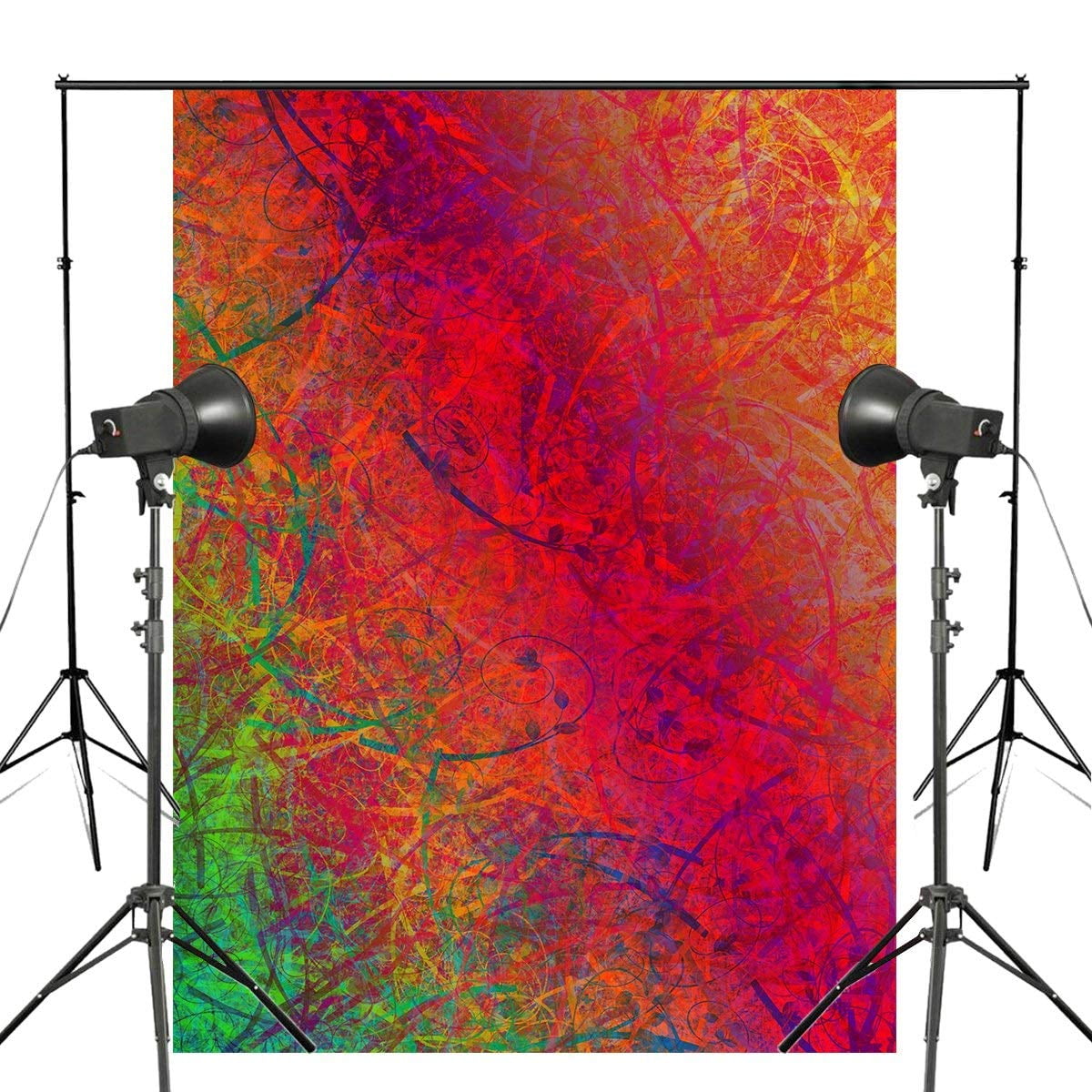 ABPHOTO Polyester 5x7ft Abstract Colorful Photography Backdrop New ...