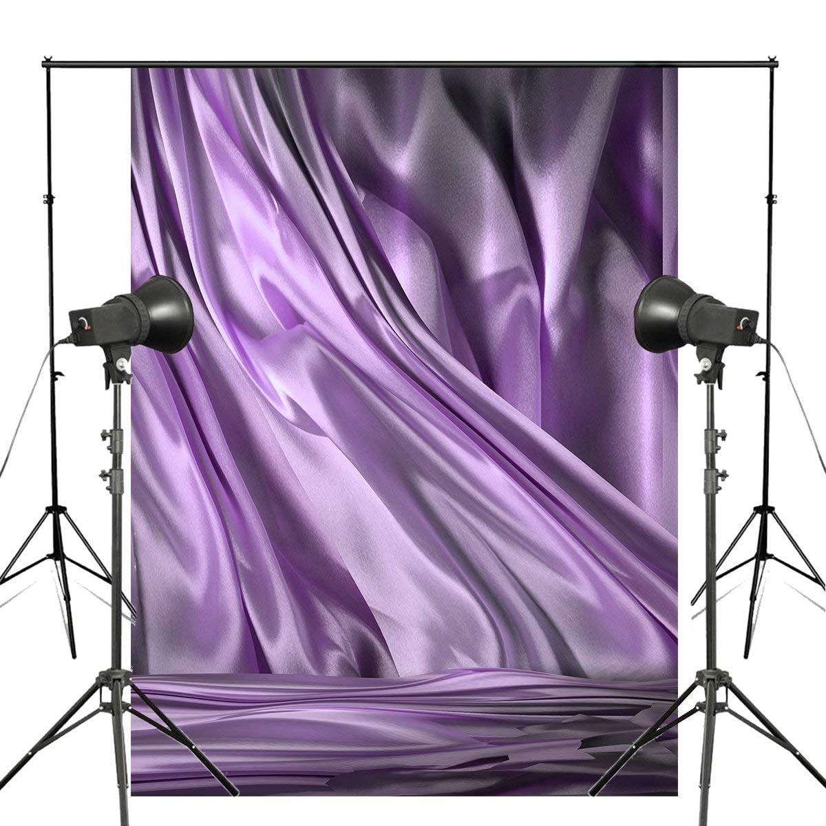 ABPHOTO Polyester 5x7ft Abstract Dark Purple Photography Backdrop ...