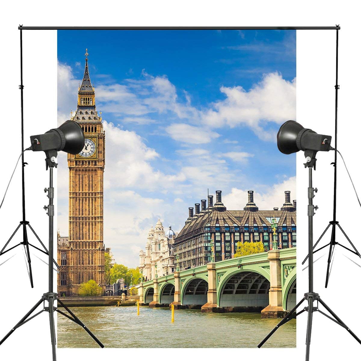 ABPHOTO Polyester 5x7ft Big Ben Photo Background London Architecture ...