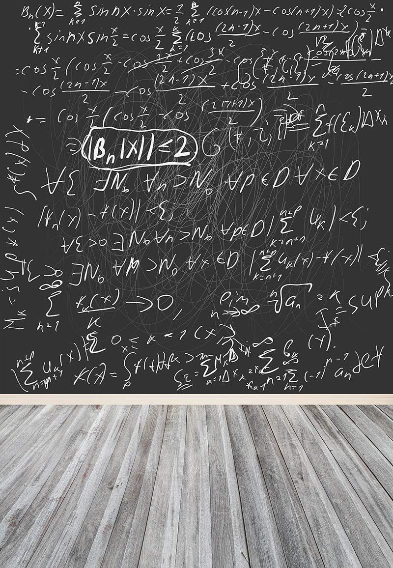 ABPHOTO Polyester 5x7ft Blackboard Photograph Backdrop School Graffiti ...