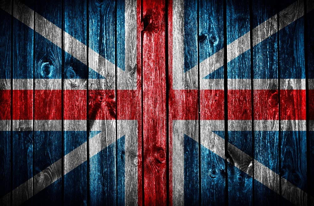 ABPHOTO Polyester 5x7ft British Flag Background Photography Portrait ...