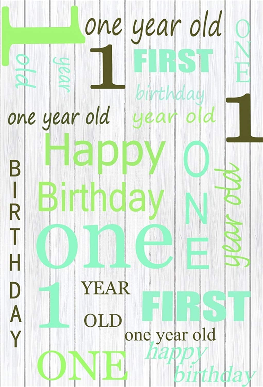 ABPHOTO Polyester 5x7ft Cake Smash Backdrop Boy 1st Birthday Backdrops ...