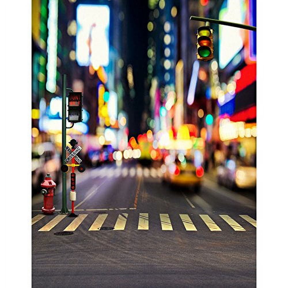 ABPHOTO Polyester 5x7ft City Street Skyscraper Crossroads Photography ...