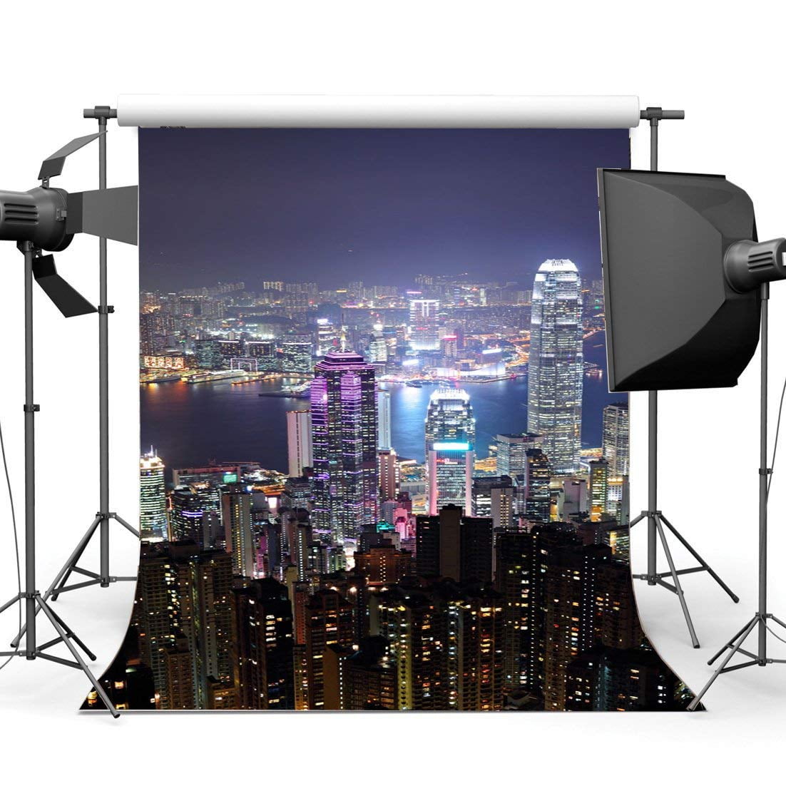 ABPHOTO Polyester 5x7ft Cityscape Skyscraper Backdrop New York City ...