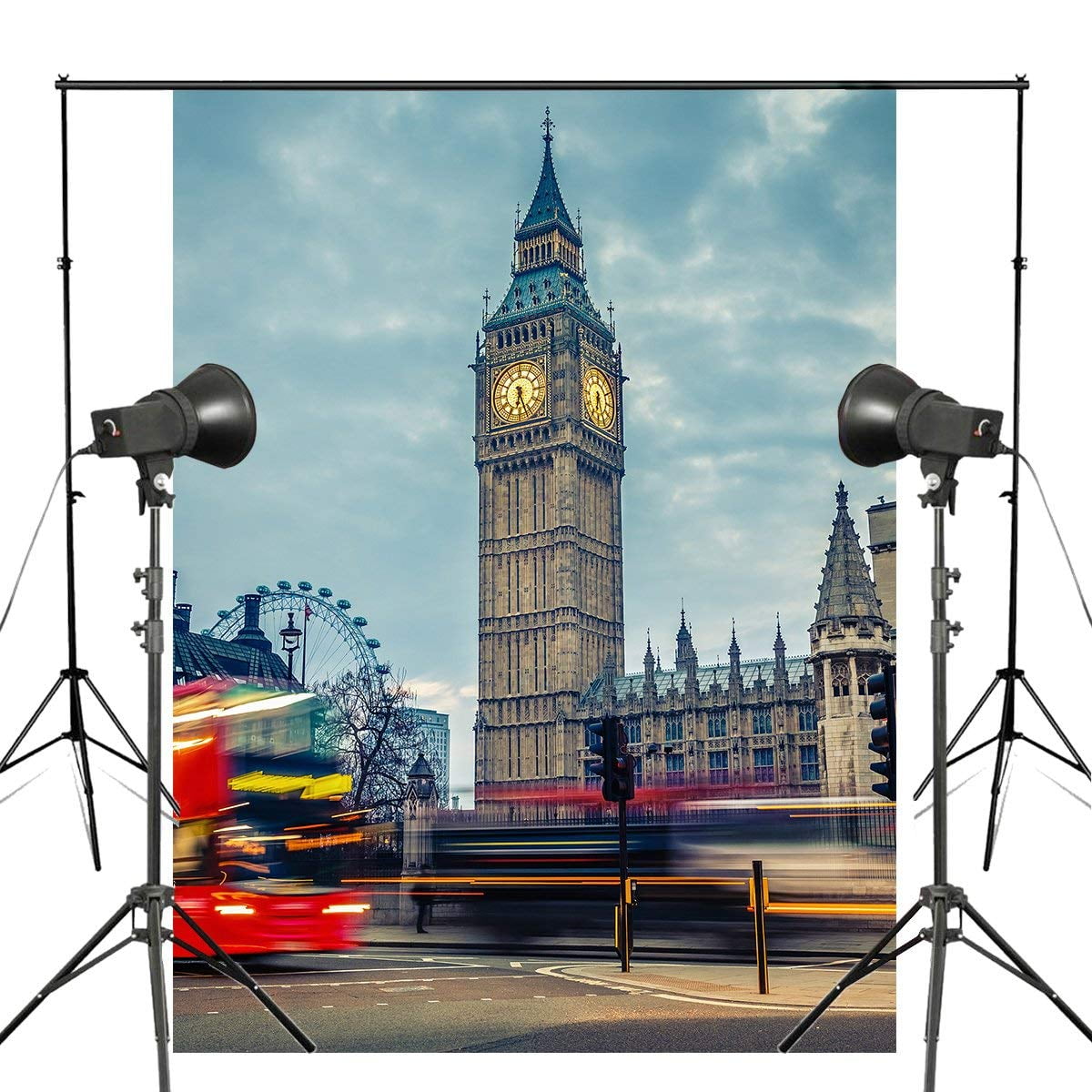 ABPHOTO Polyester 5x7ft Dusk UK Big Ben Photography Background London ...