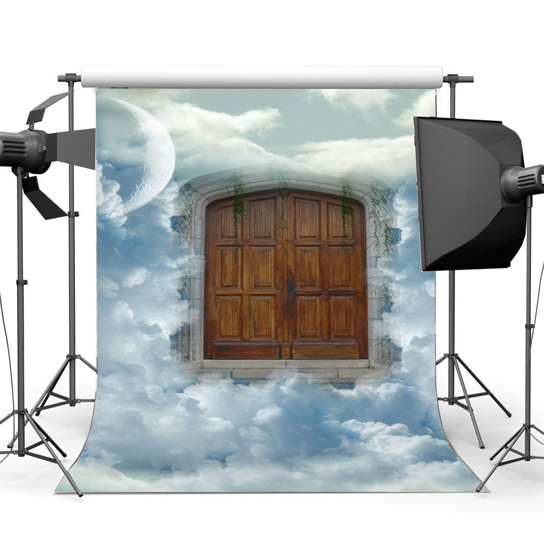 ABPHOTO Polyester 5x7ft Fairytale Backdrop Heaven's Gate Dreamy World ...