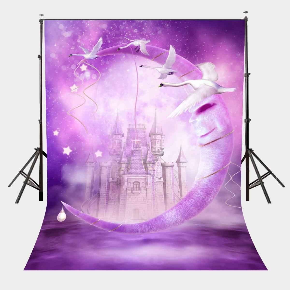 ABPHOTO Polyester 5x7ft Fantastic Night Scene Backdrop Ultraviolet ...