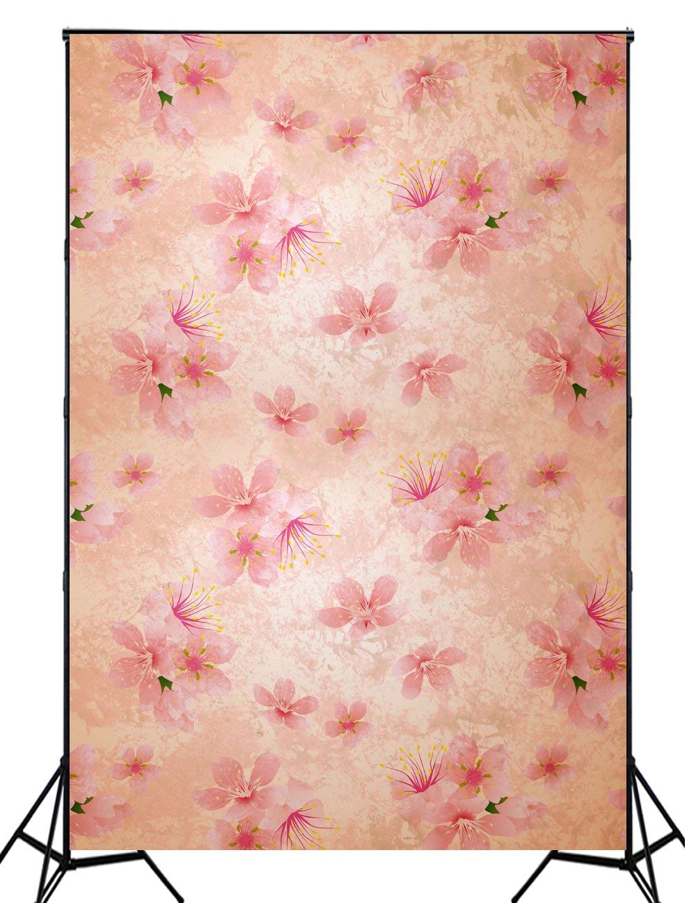 ABPHOTO Polyester 5x7ft Flowers Backdrop photography background for ...