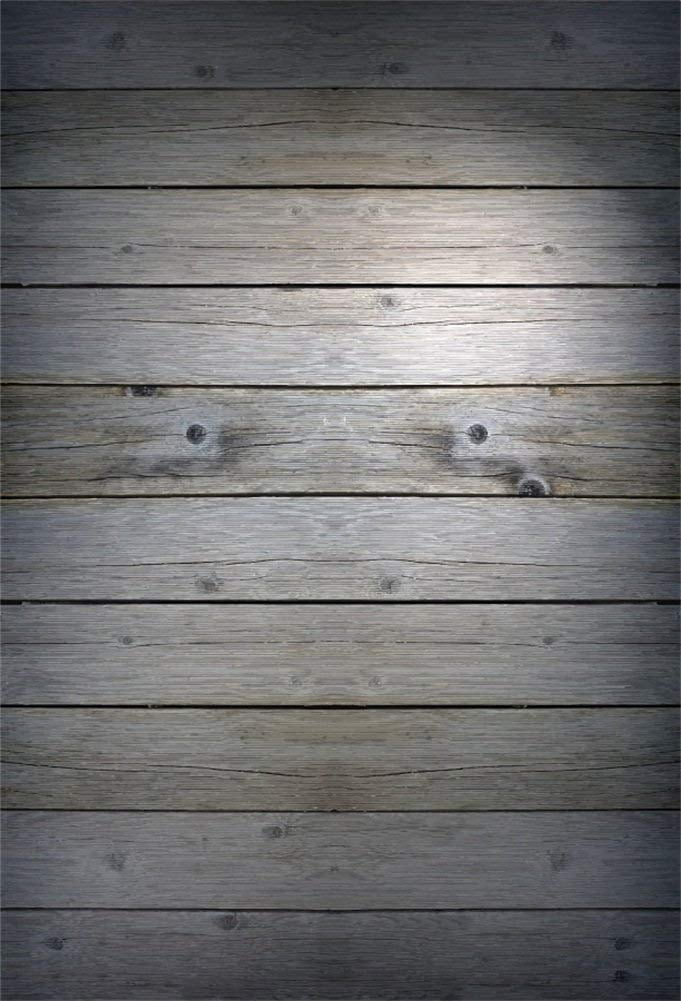 ABPHOTO Polyester 5x7ft Gray Wood Backdrops for Photography Rustic ...