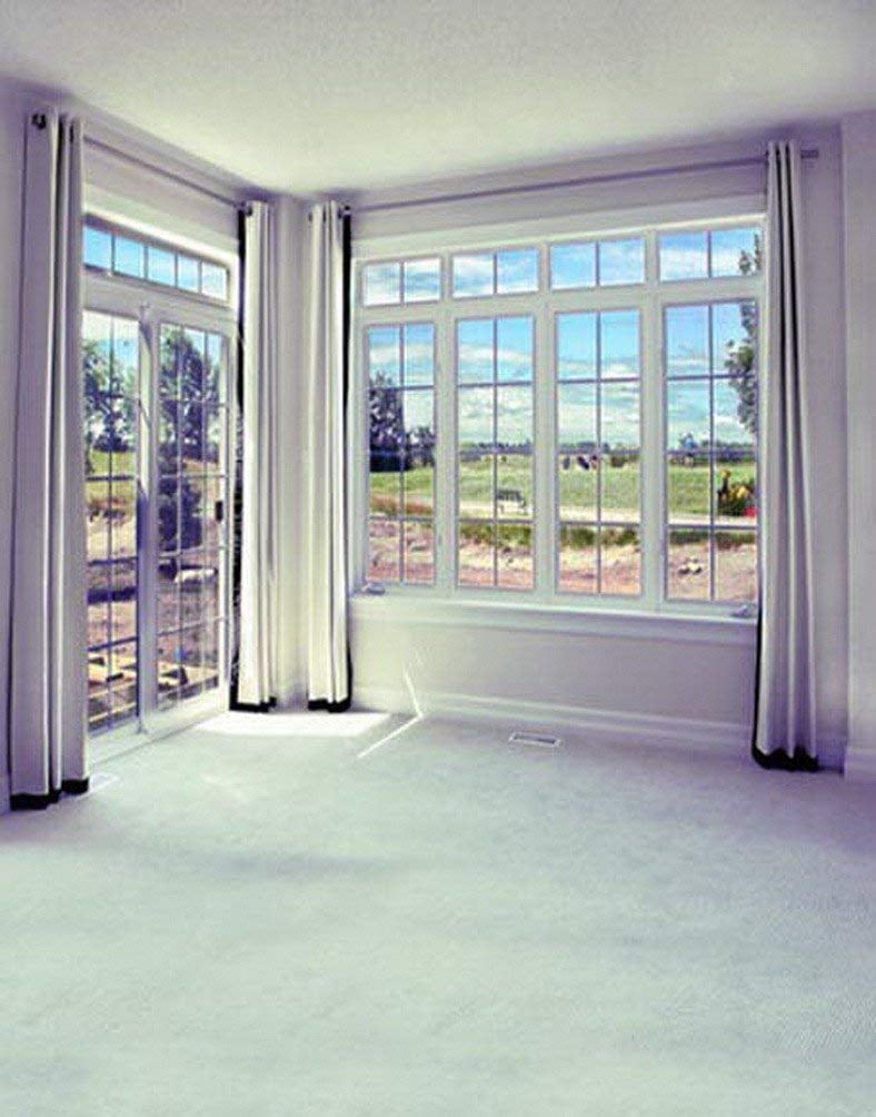 ABPHOTO Polyester 5x7ft Indoor Room Scene Window Floor Wedding Photo ...