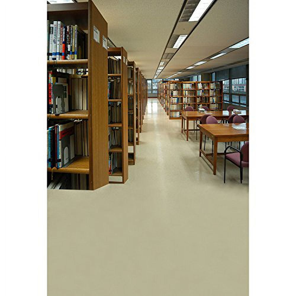 ABPHOTO Polyester 5x7ft Library Bookshelf Study Room Photography Studio ...