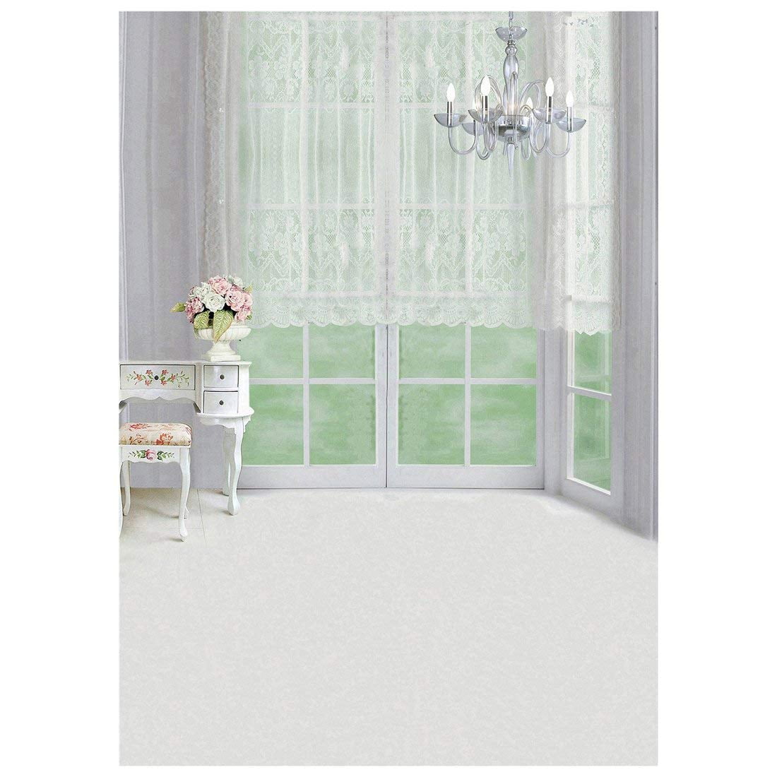 ABPHOTO Polyester 5x7ft Modern Living Room Photography Backdrop Indoor ...