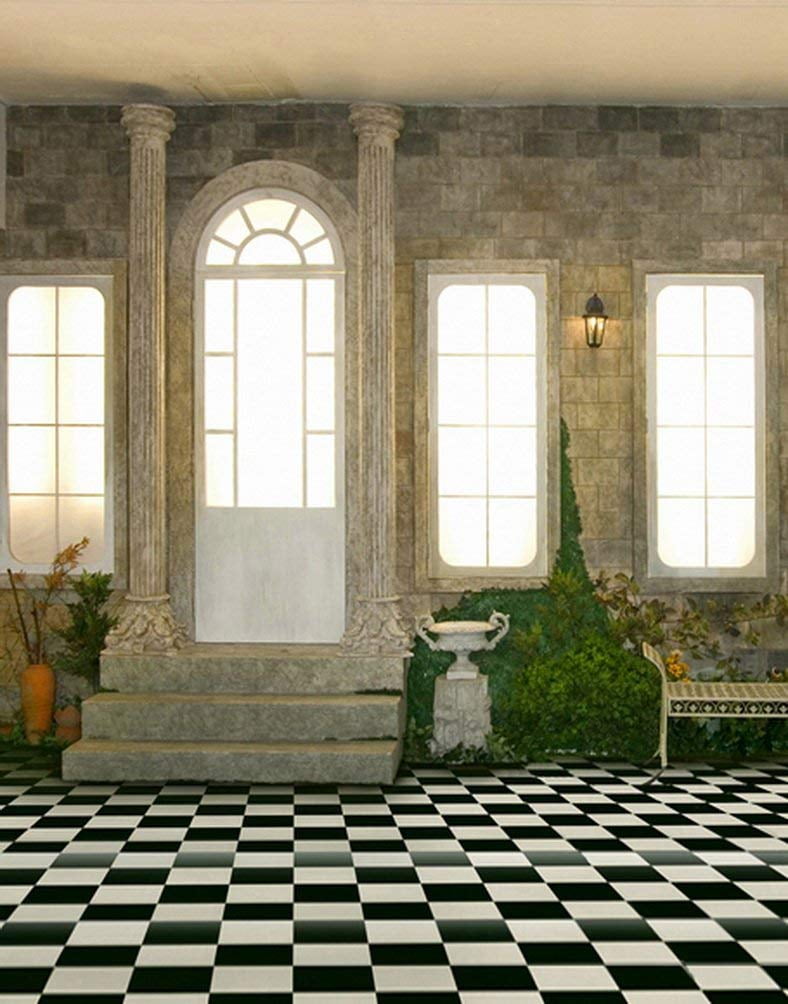 ABPHOTO Polyester 5x7ft Old Vintage Room Photography Backdrops Photo ...