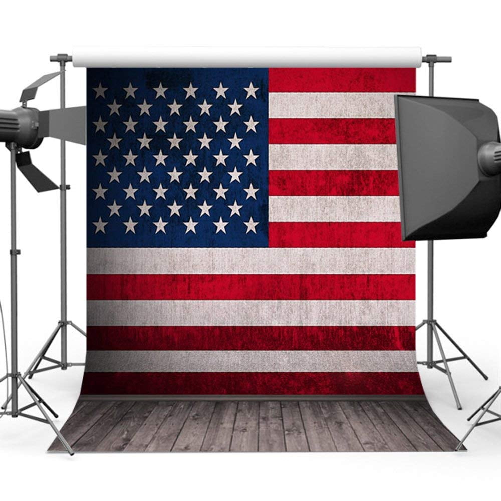 ABPHOTO Polyester 5x7ft Photo Backdrops Independence Day Backdrops for ...