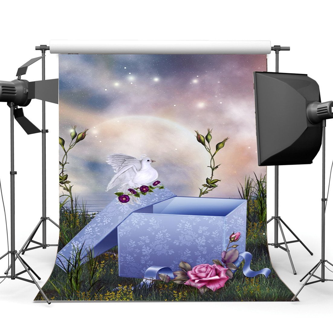 ABPHOTO Polyester 5x7ft Photography Backdrop Dreamy Fairytale Gifts ...