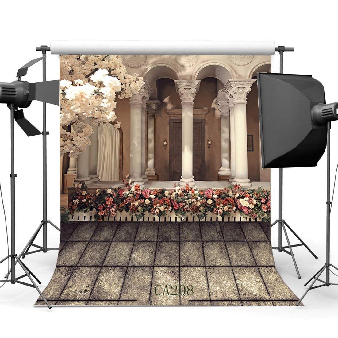 ABPHOTO Polyester 5x7ft Photography Backdrops European Elegant ...