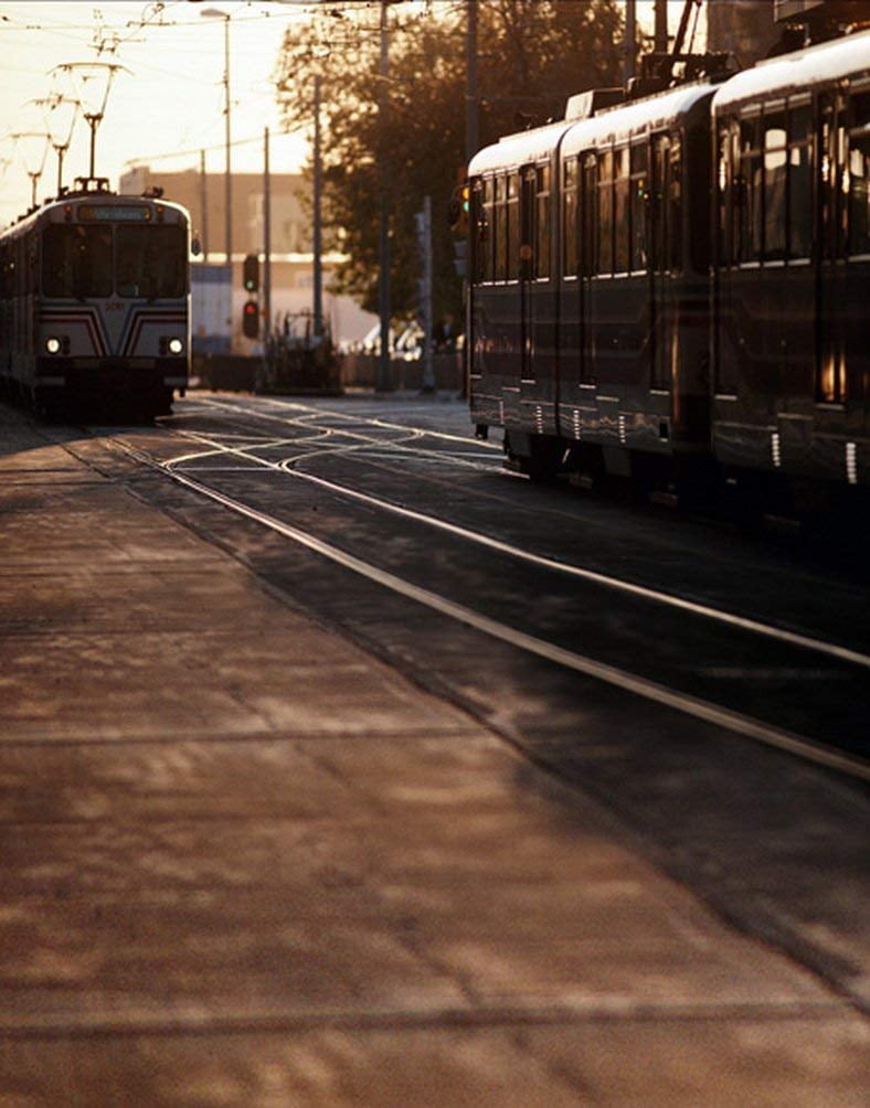 ABPHOTO Polyester 5x7ft Railway Train Photography Backdrops Photo Props ...