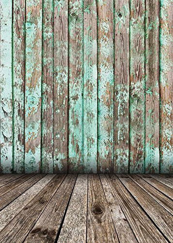 ABPHOTO Polyester 5x7ft Retro Effect Wood Floor Wall Photography Studio ...