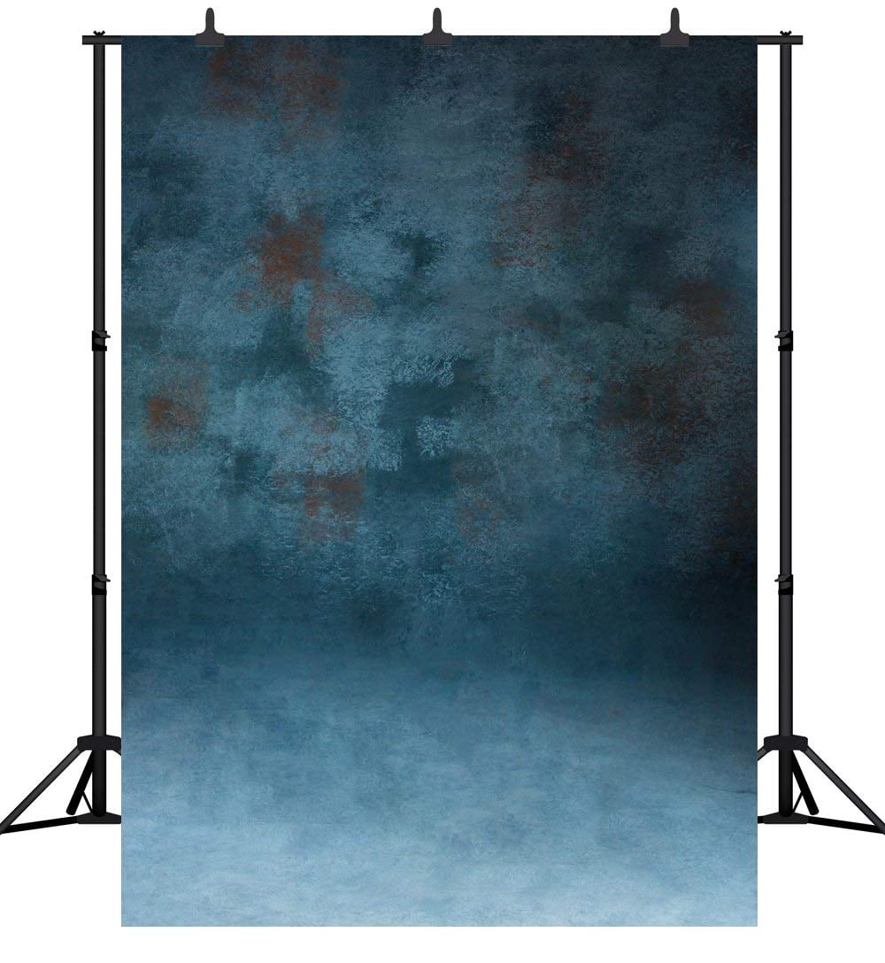 ABPHOTO Polyester 5x7ft Retro Ice Flower Light Blue Photography ...