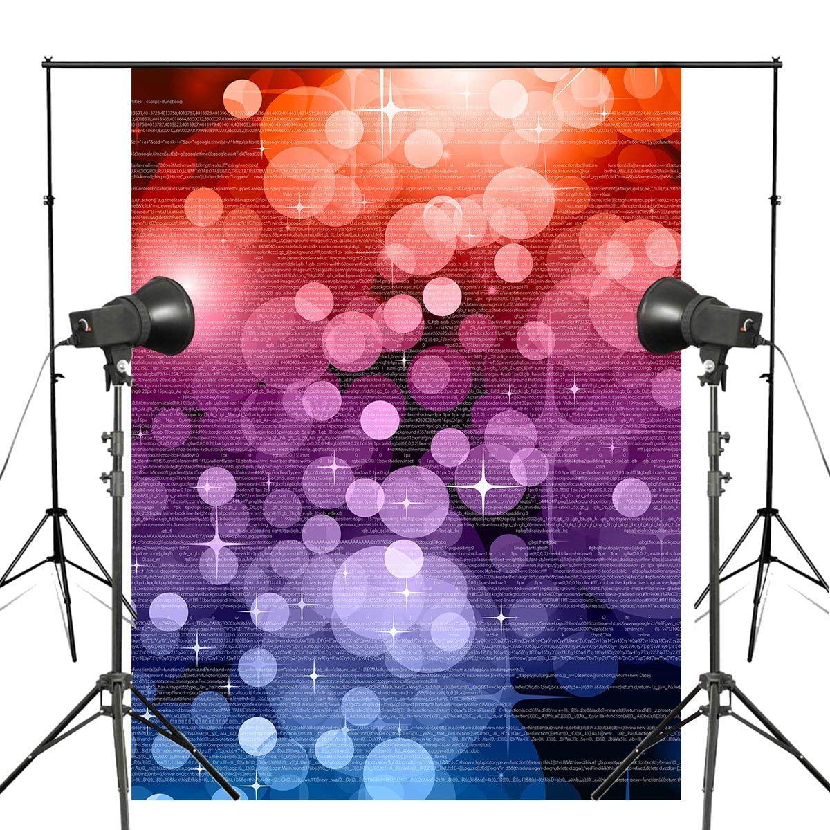 ABPHOTO Polyester 5x7ft Shining Bubble Photography Backdrops Gradient ...