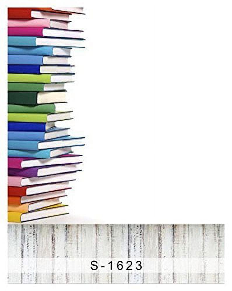 ABPHOTO Polyester 5x7ft Study Books School Student Wood Photography ...