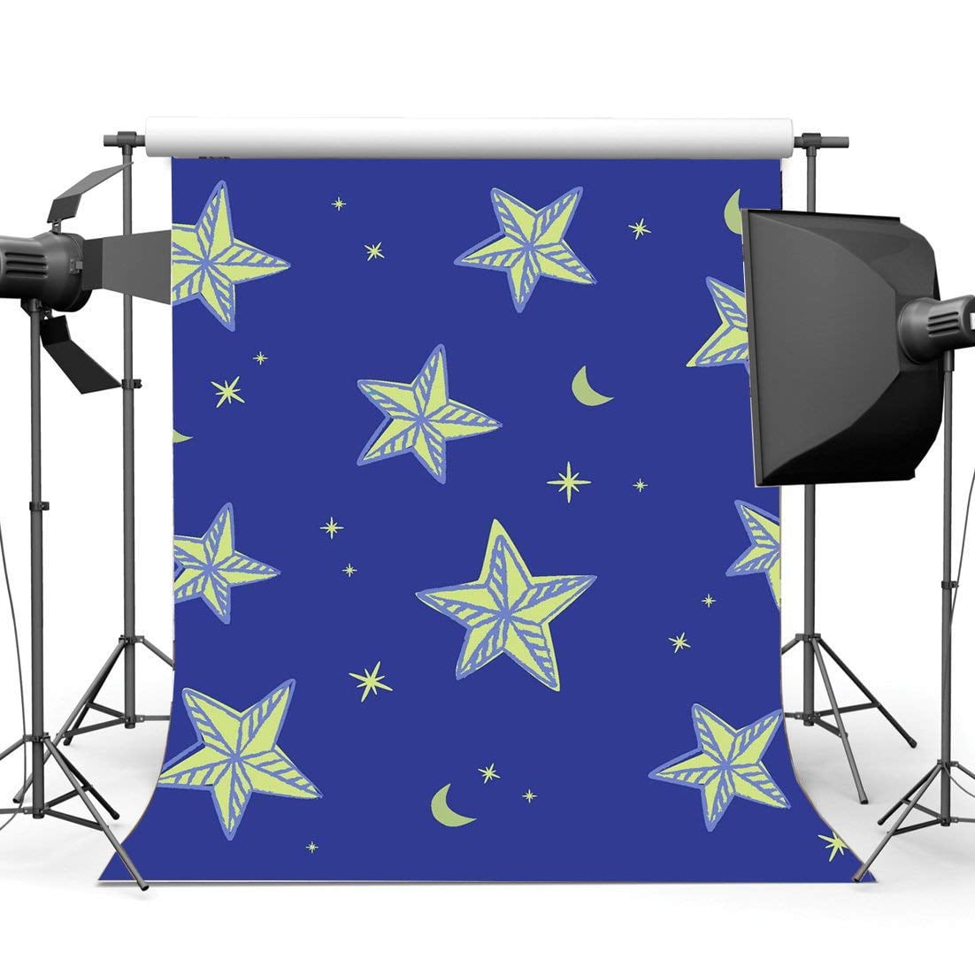 ABPHOTO Polyester 5x7ft Sweet Baby Shower Backdrop Twinkle Starry ...