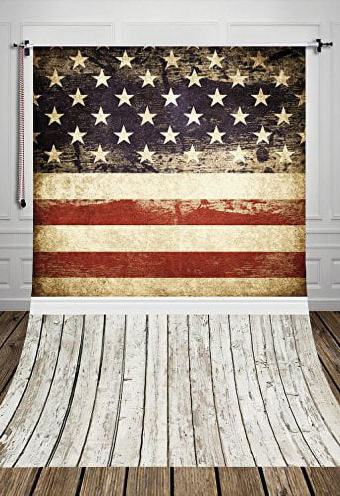 ABPHOTO Polyester 5x7ft USA Flag PATRIO Photographic Background ...