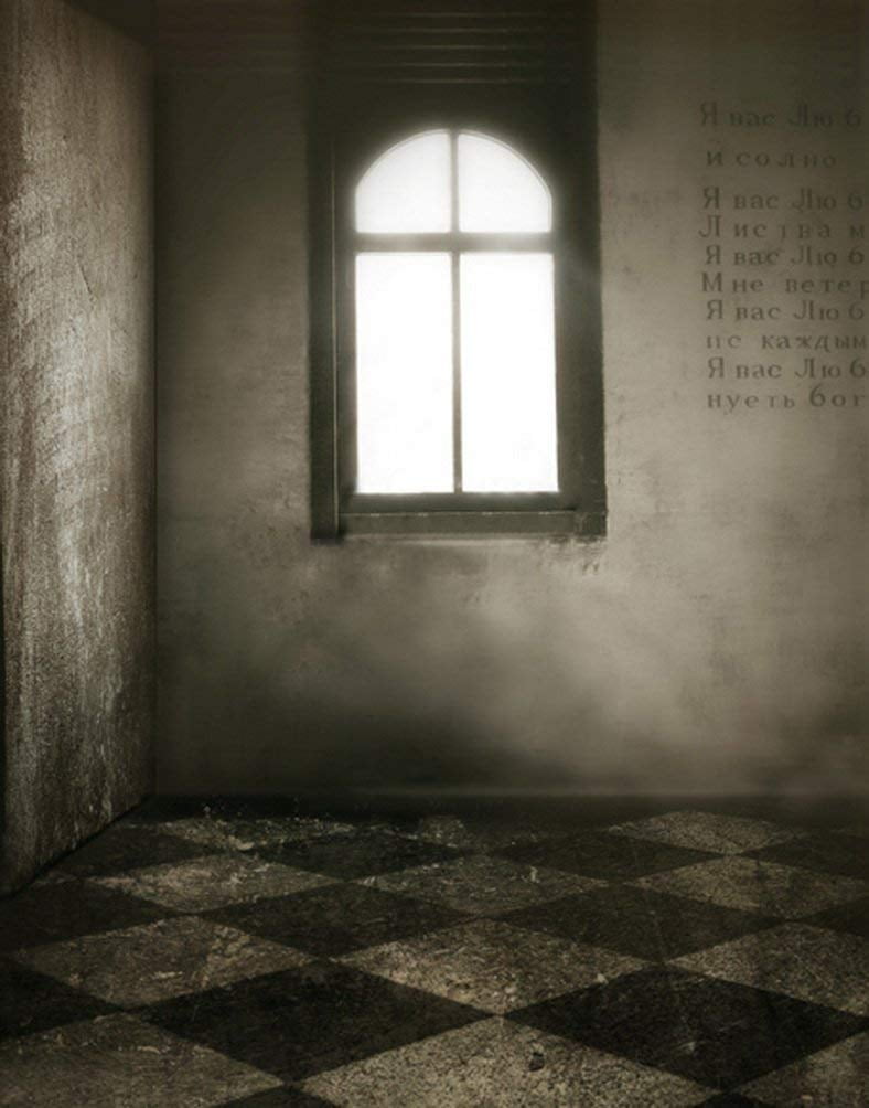 ABPHOTO Polyester 5x7ft Vintage Room Poem Photography Backdrops Photo ...