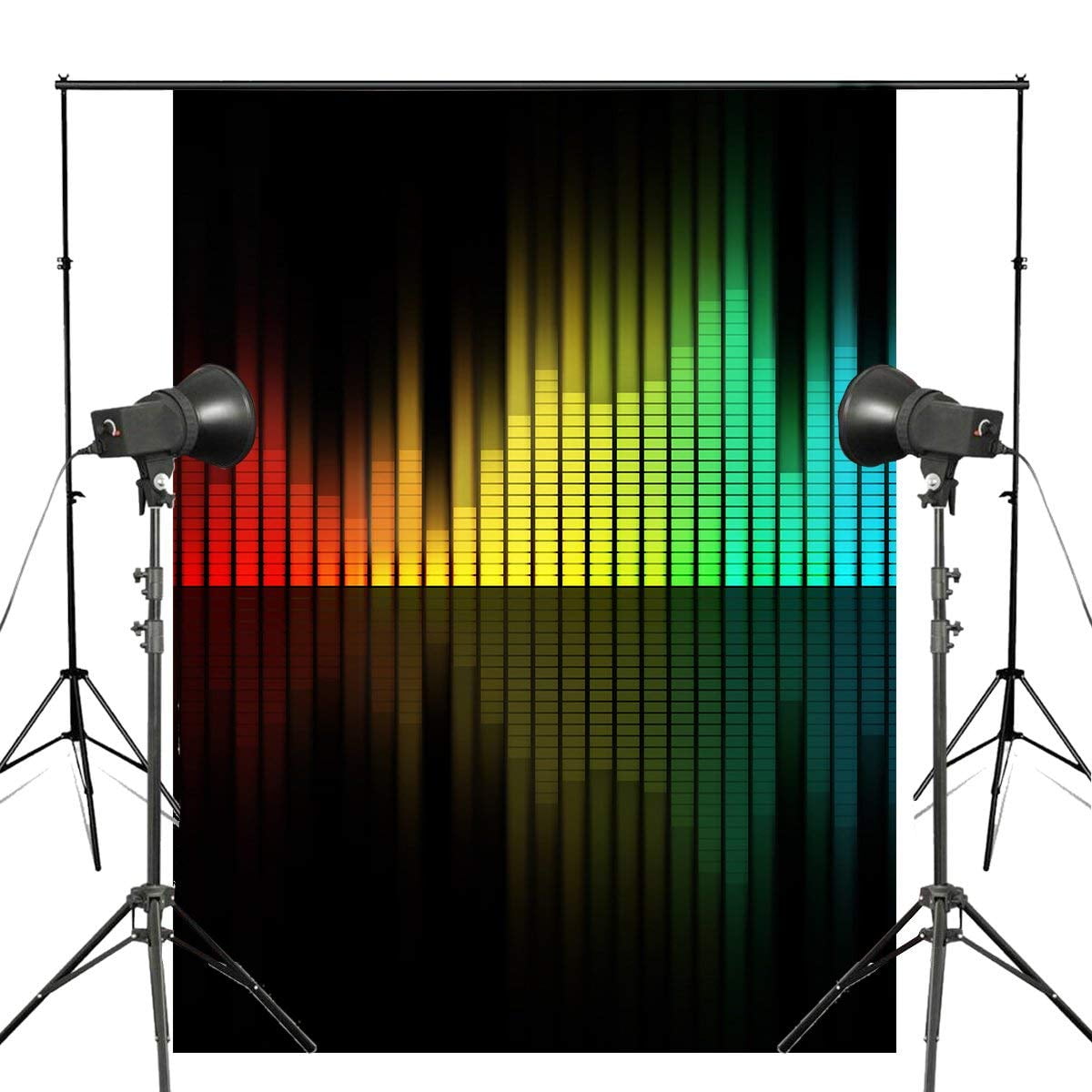 ABPHOTO Polyester 5x7ft Wonderful Music Beating Character Photography ...