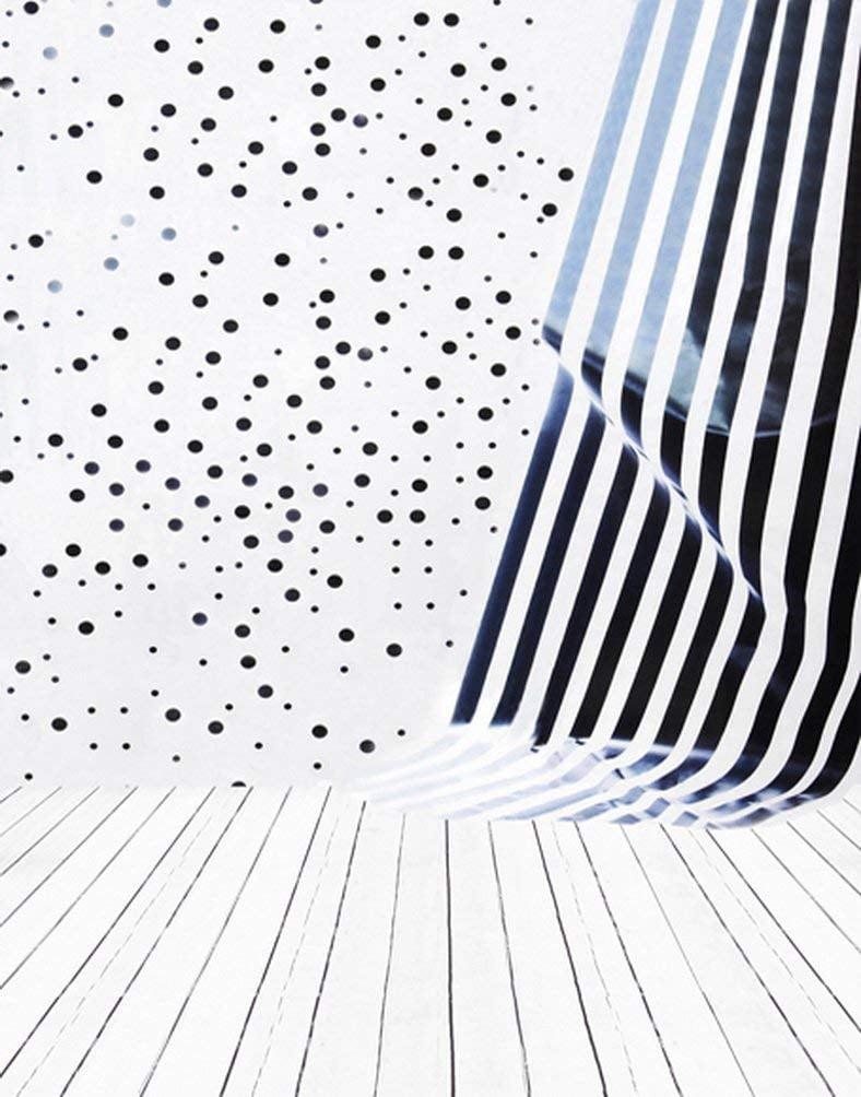 ABPHOTO Polyester 5x7ft Wooden Floor Dot Stripe Cloth Photography ...