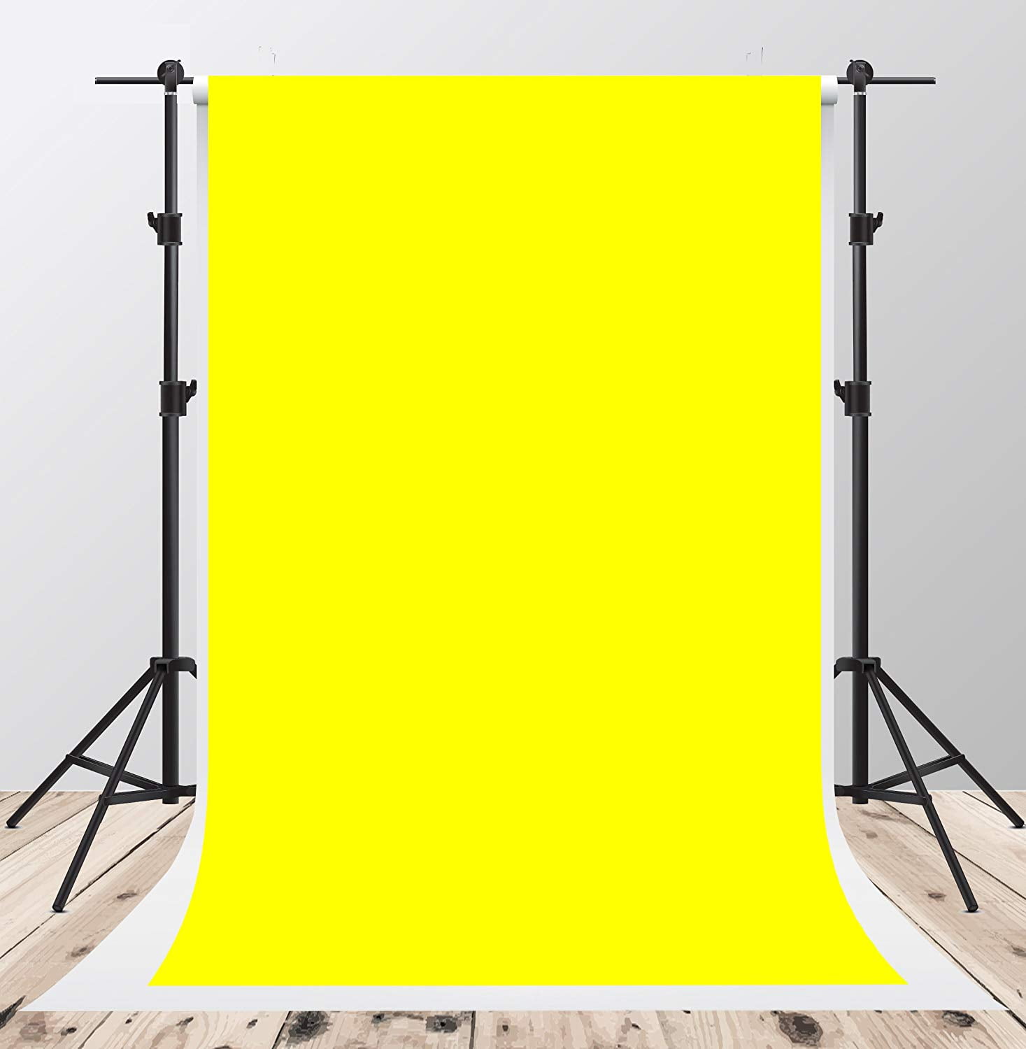ABPHOTO Polyester 5x7ft Yellow Photography Backdrops Abstract Solid ...