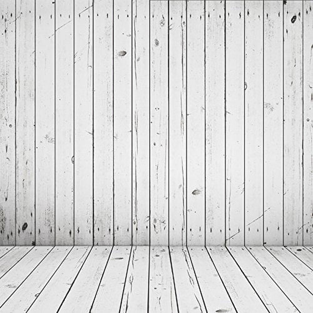 ABPHOTO Polyester 5x7ft art backdrops white wood floor photography ...