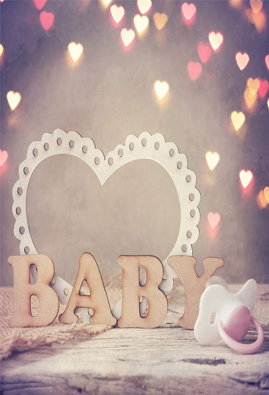 ABPHOTO Polyester 5x7ft vintage wood wall Photography Backdrop Glitter ...