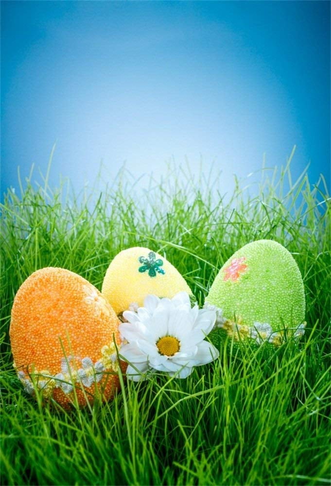 ABPHOTO Polyester 5x7ftEaster Photography Backdrop Art Egg Hunt on ...