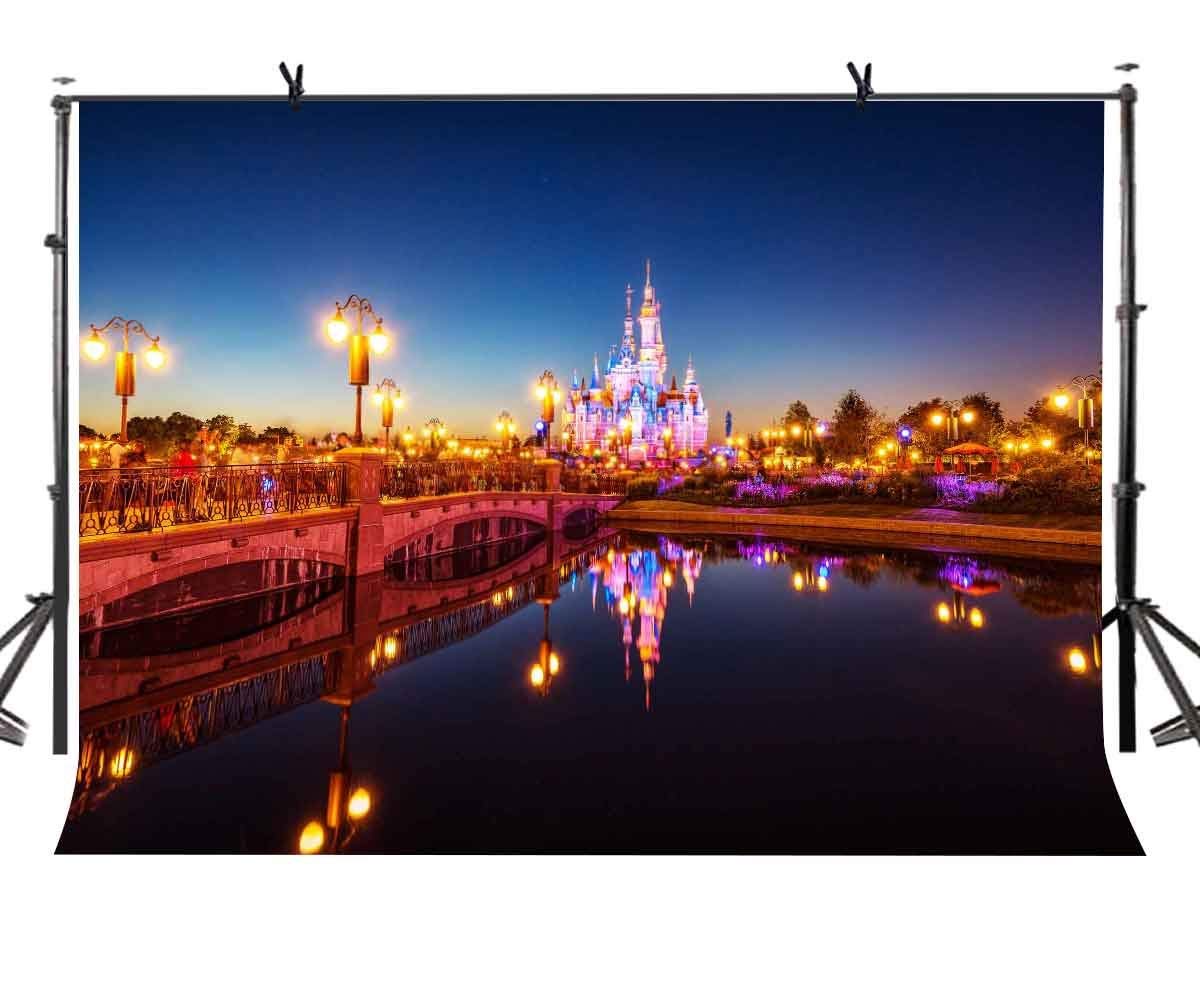 ABPHOTO Polyester 7x5ft Backdrop Beautiful Night Photography Background ...