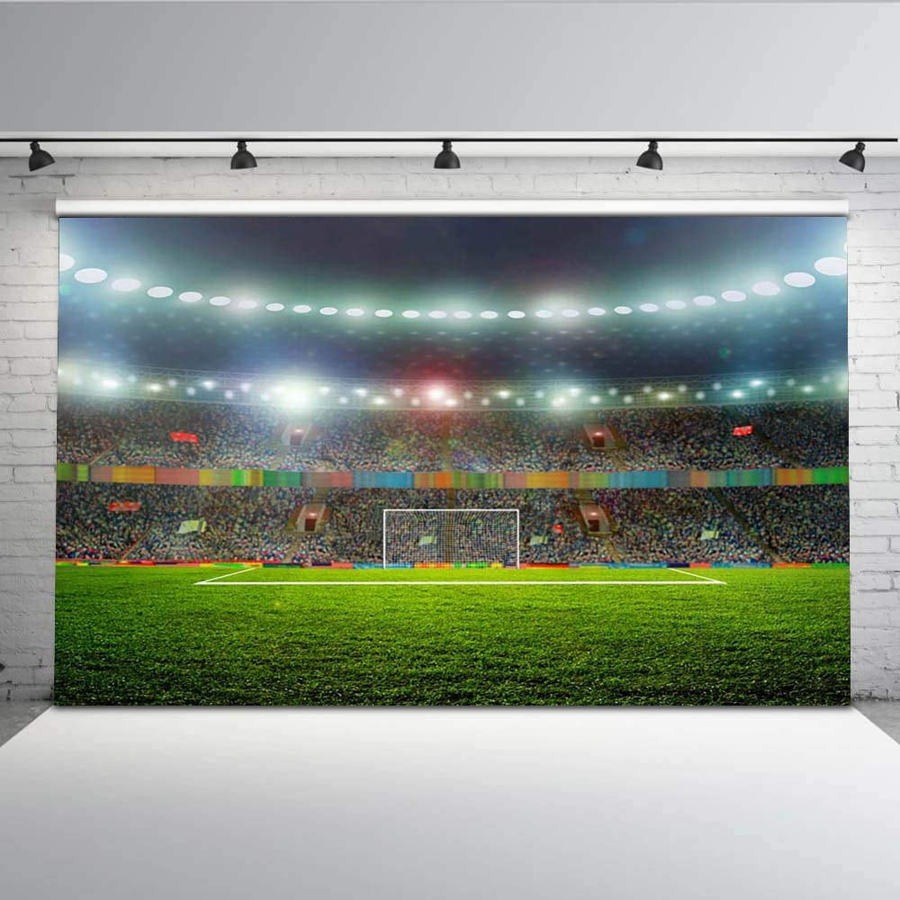 ABPHOTO Polyester 7x5ft Backdrop Football Match Photography Backdrop ...