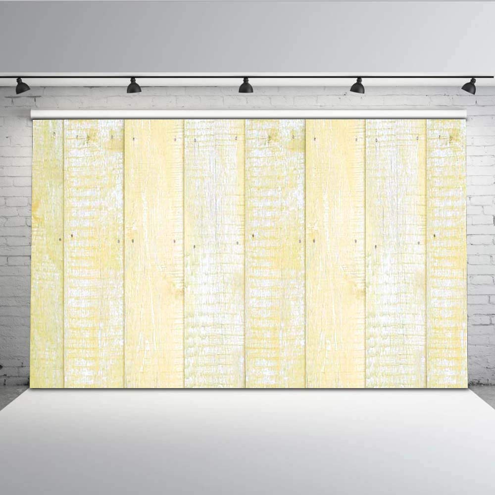 ABPHOTO Polyester 7x5ft Background Backdrop Yellow Color Batten ...