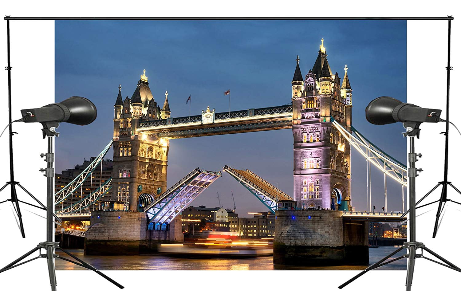 ABPHOTO Polyester 7x5ft Beautiful Spectacular Bridge Tower of London ...