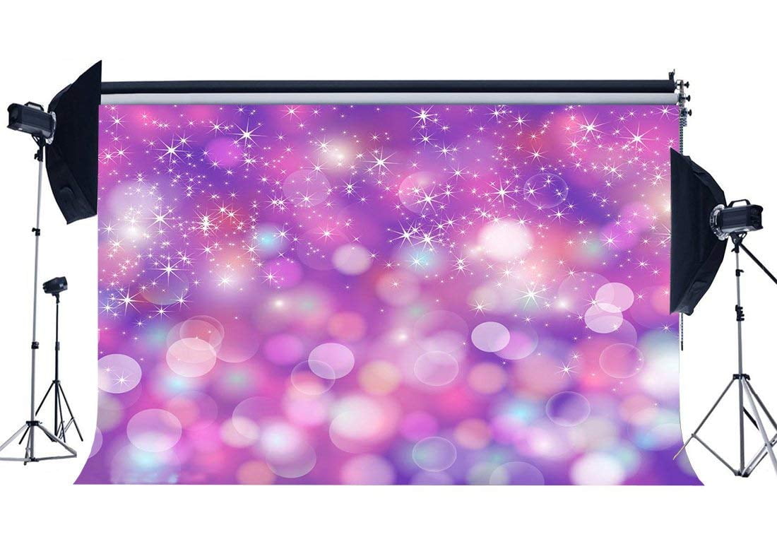 ABPHOTO Polyester 7x5ft Bokeh Backdrop Glitter Sequins Backdrops ...