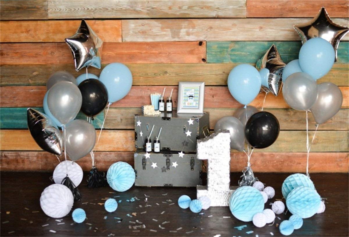 ABPHOTO Polyester 7x5ft Cake Smash Backdrop Boy 1st Birthday Backdrops ...