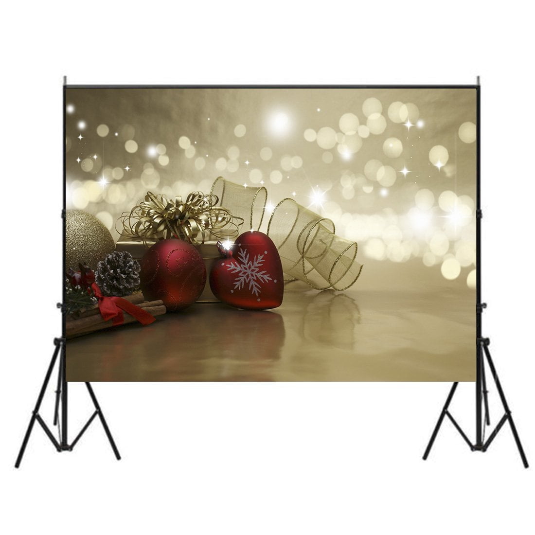ABPHOTO Polyester 7x5ft Christmas Theme Pictorial Cloth Photography ...