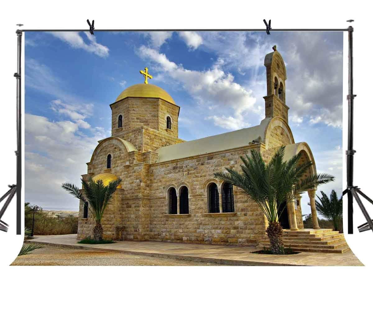 ABPHOTO Polyester 7x5ft Church Backdrop Holy Christ Church Religious ...
