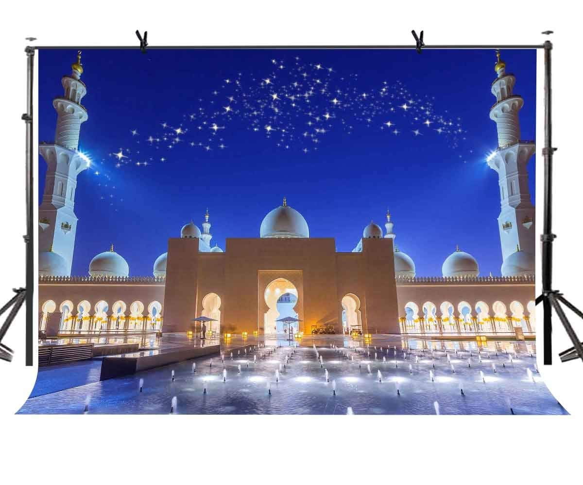 ABPHOTO Polyester 7x5ft City Views Backdrop Abu Dhabi City View ...